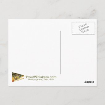 Trout Fly Fishing Postcard | Zazzle