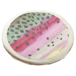 Trout Fly Fishing Sugar Cookie | Zazzle