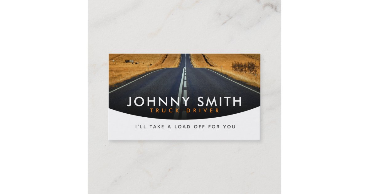 Truck driver Slogans Business Cards | Zazzle