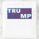 Truck Fump Rectangular Sticker | Zazzle