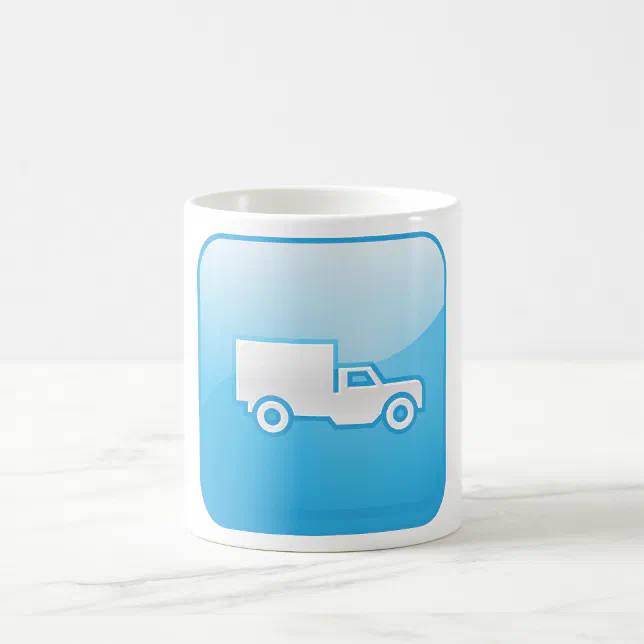 Truck Icon Mug | Zazzle