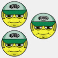 Trucker Face Emoji Labels | Zazzle