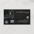 Trailer Truck Haulage Red Business Card | Zazzle.com