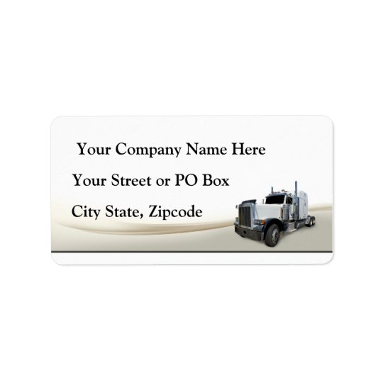 Trucking Company Label | Zazzle.com