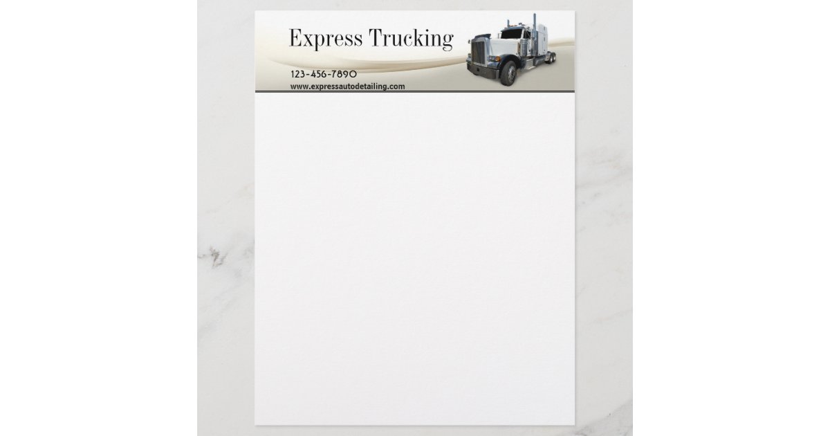 Trucking Company Letterhead Zazzle trucking-company-letterhead-zazzle