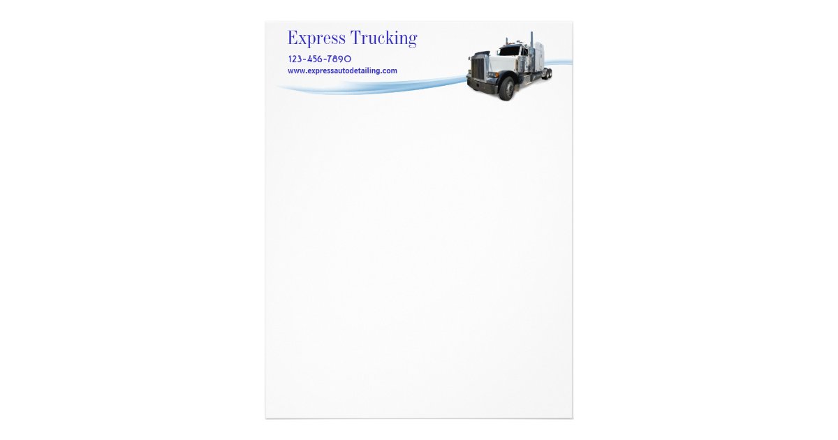 Trucking Company Letterhead Zazzle trucking-company-letterhead-zazzle