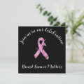 True Breast Cancer Pink Ribbon Party Invitation | Zazzle