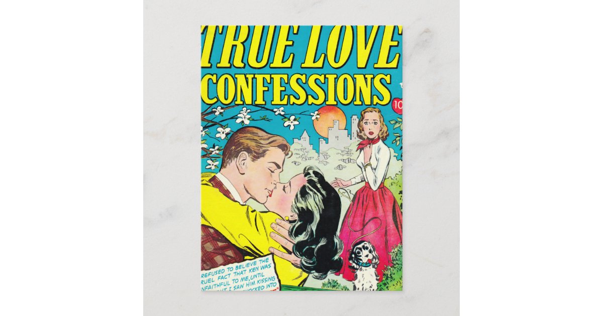 True Love Confessions Postcard | Zazzle