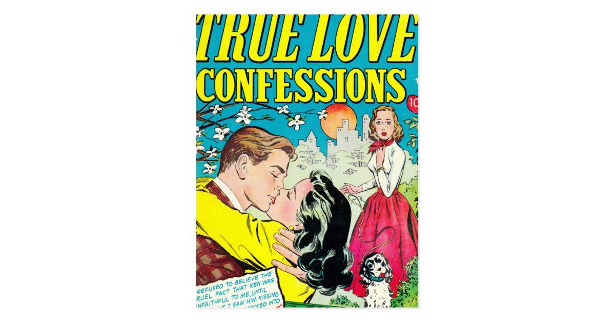 True Love Confessions Postcard | Zazzle.com