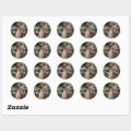 True Love Couple Photo Classic Round Sticker | Zazzle