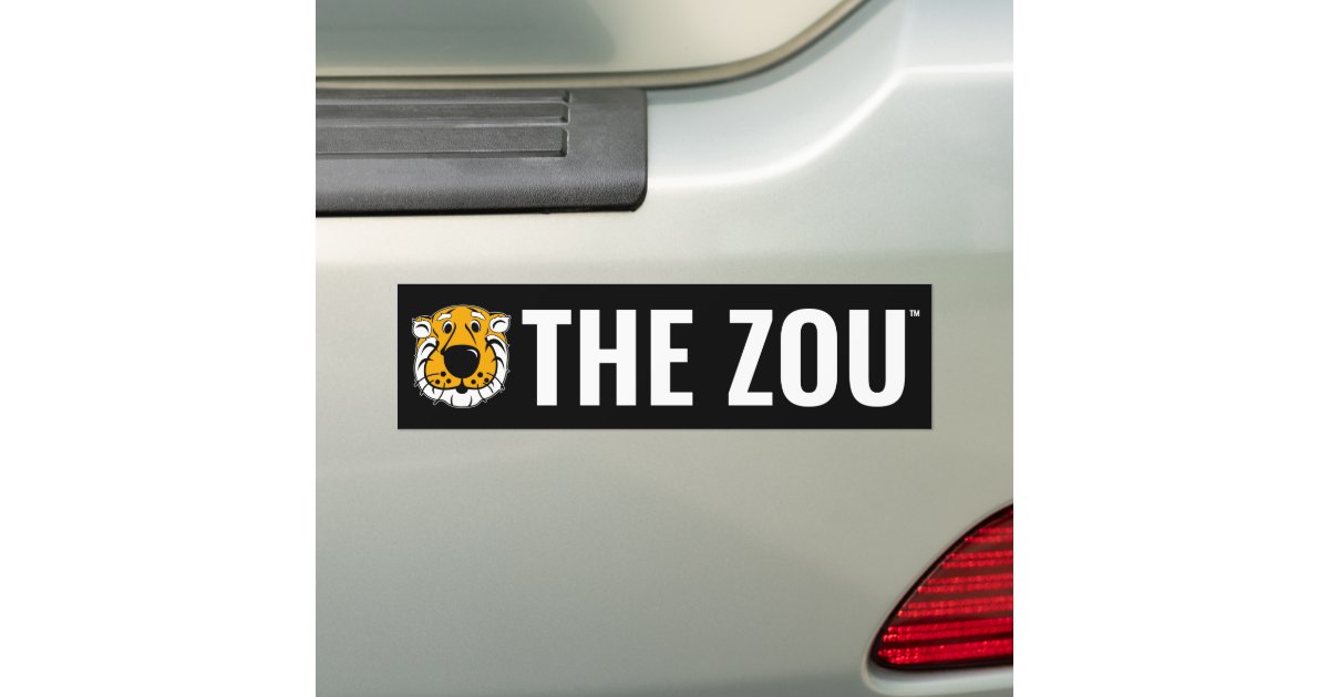 Truman the Tiger Bumper Sticker | Zazzle
