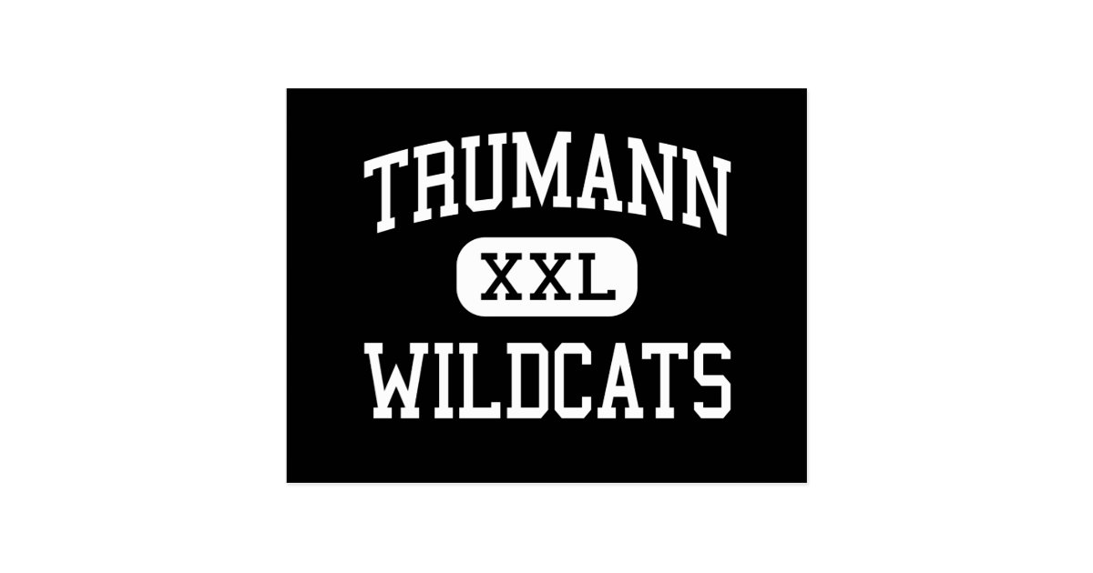 Trumann - Wildcats - High - Trumann Arkansas Postcard | Zazzle.com
