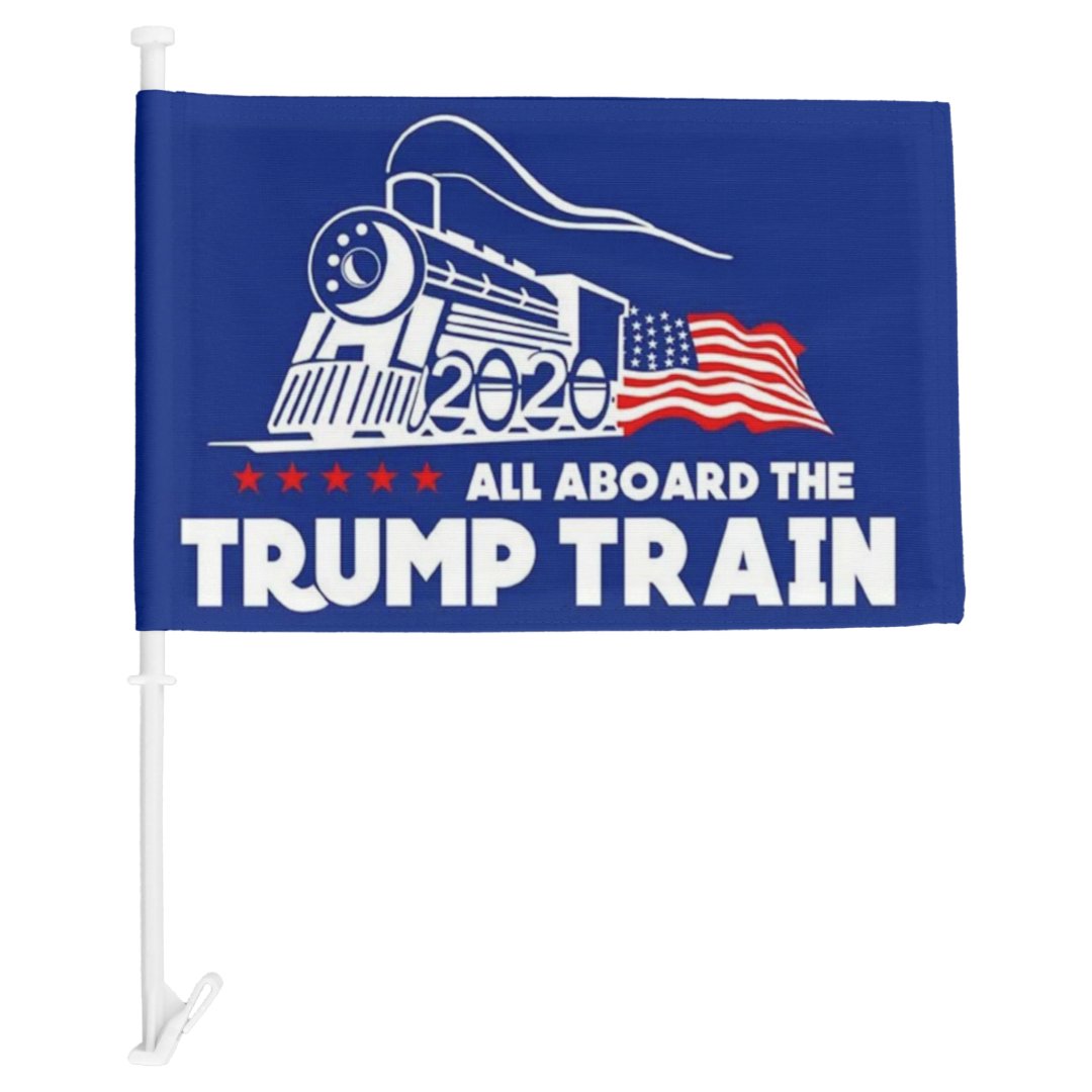 TRUMP 2020 CAR FLAG | Zazzle