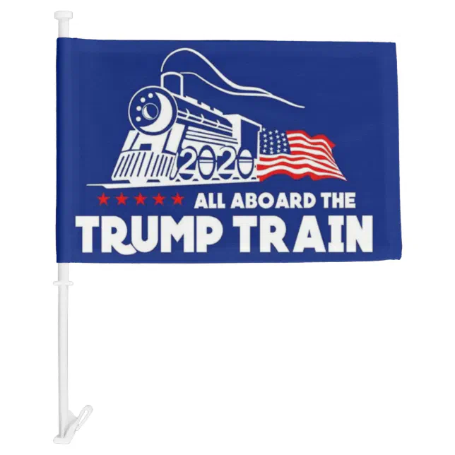 TRUMP 2020 CAR FLAG | Zazzle