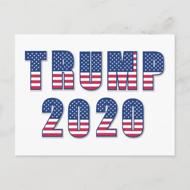 Trump 2020 postcard | Zazzle
