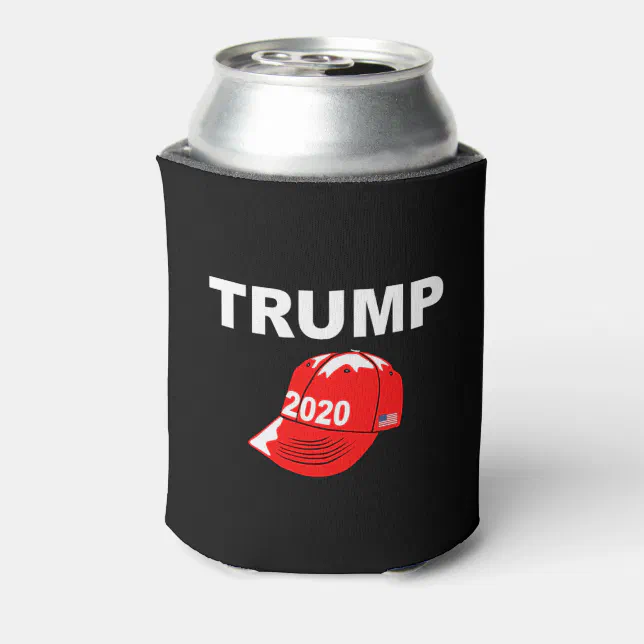 Trump 2020 Red Cap Re-elect President Campaign Can Cooler | Zazzle
