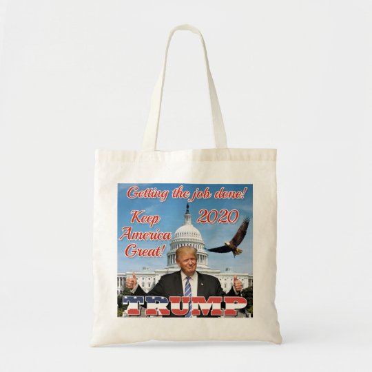 trump 2020 tote bag | Zazzle.com