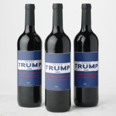 Trump 2020 Wine Label | Zazzle
