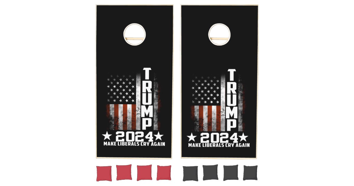 Trump 2024 cornhole set | Zazzle