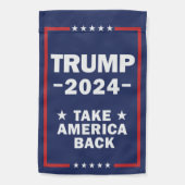 Trump 2024 Double Sided Garden Flag | Zazzle