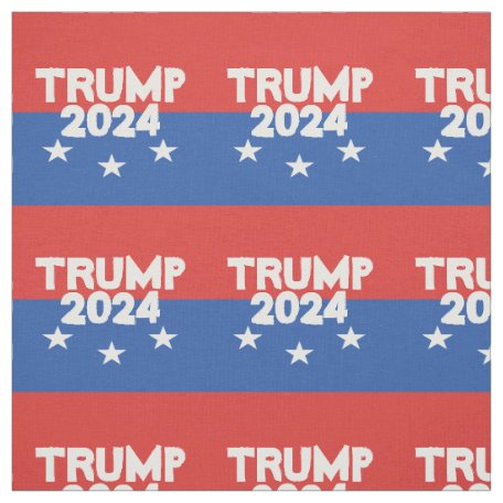Donald Trump for President Fabric | Zazzle