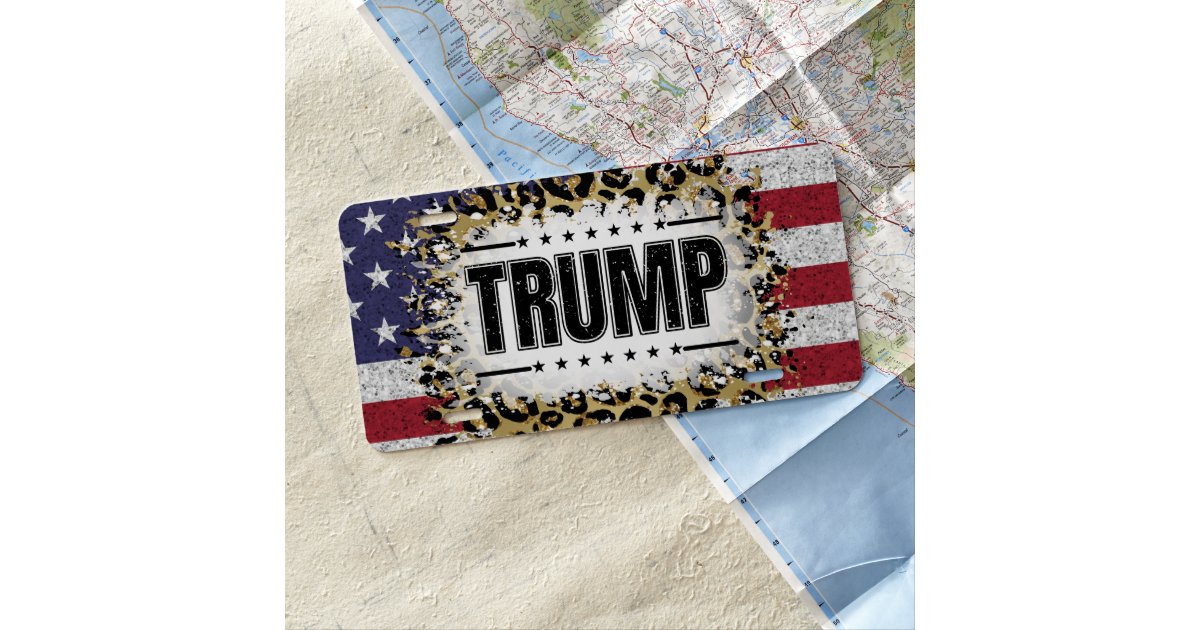Trump 2024 license plate | Zazzle