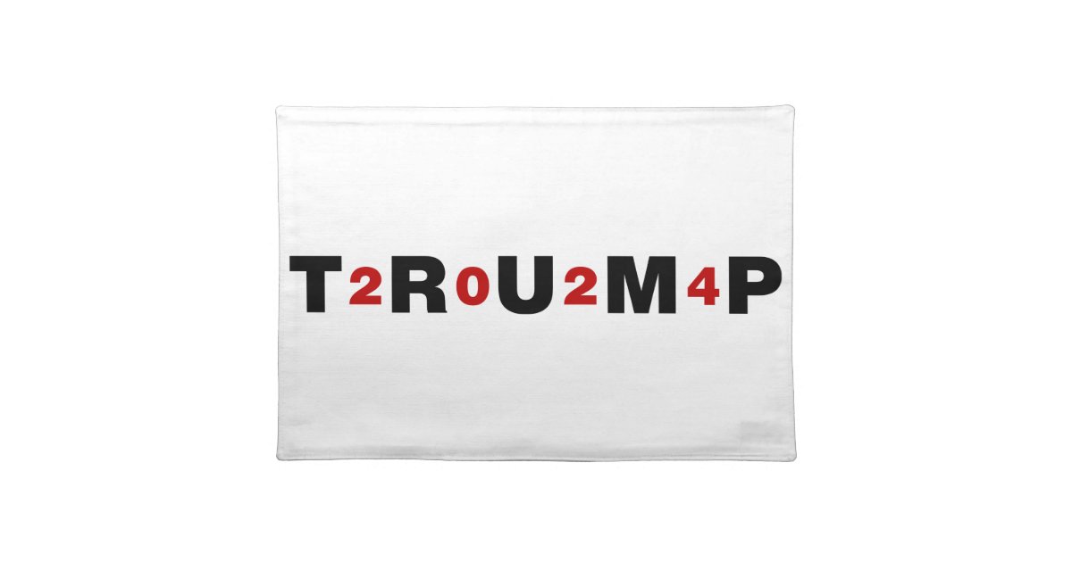 Trump 2024 Red Cloth Placemat | Zazzle