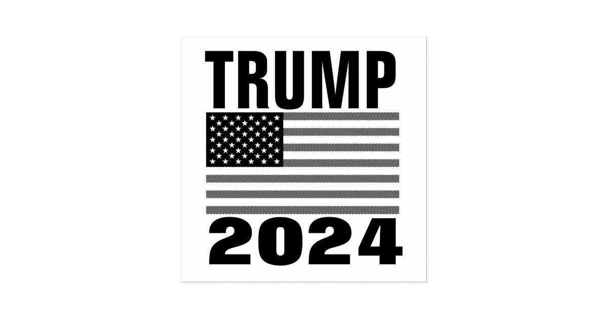 TRUMP 2024 RUBBER STAMP | Zazzle