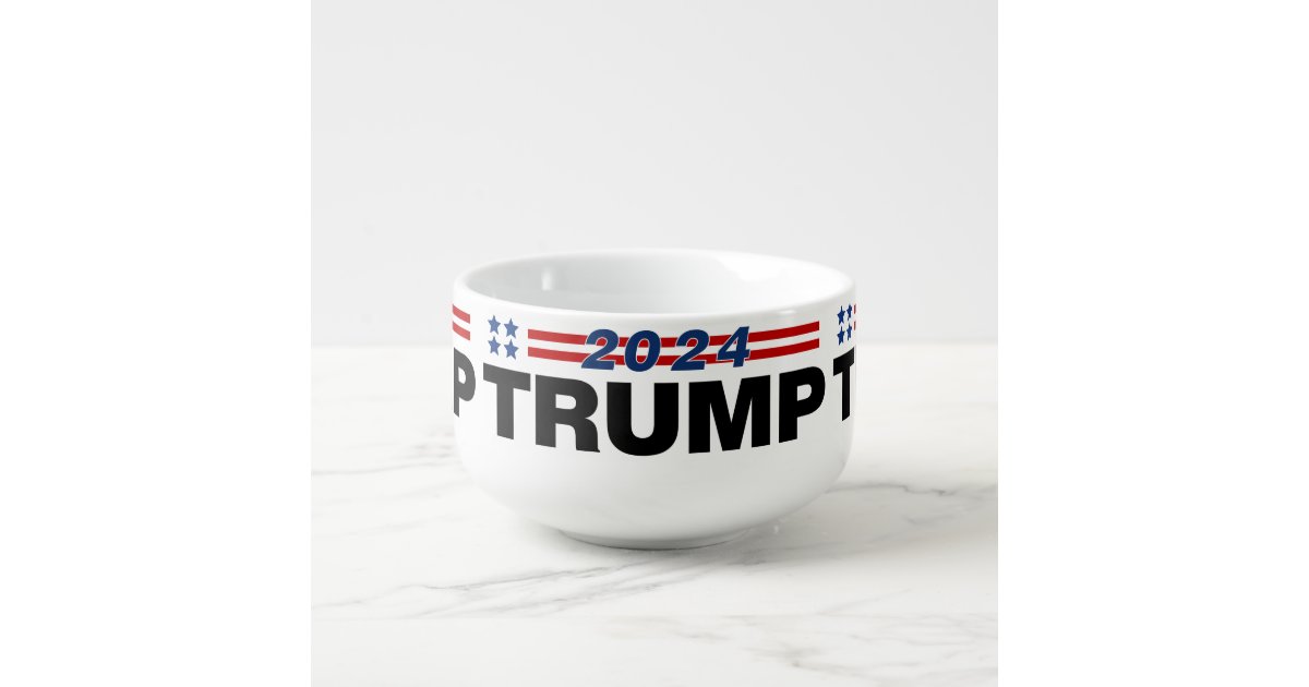 Trump 2024 soup mug | Zazzle