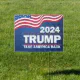Trump 2024 Take America Back Flag Yard Sign 18x24 | Zazzle