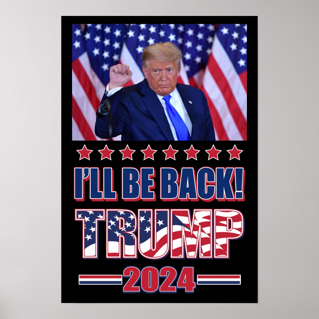 Trump 2024 Take America Back Poster | Zazzle