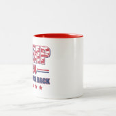 Trump-2024-Take-America-Back Two-Tone Coffee Mug | Zazzle