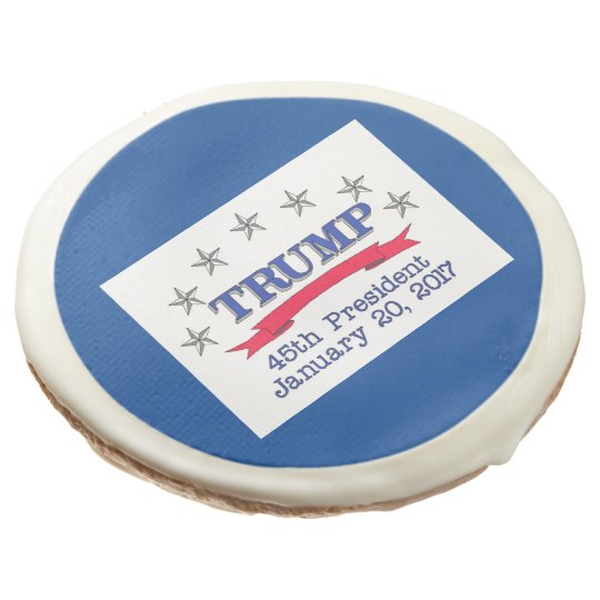 Trump 45th President Sugar Cookie | Zazzle.com