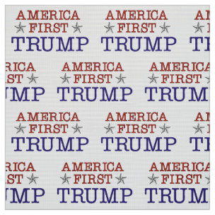 I Love Trump Fabric | Zazzle