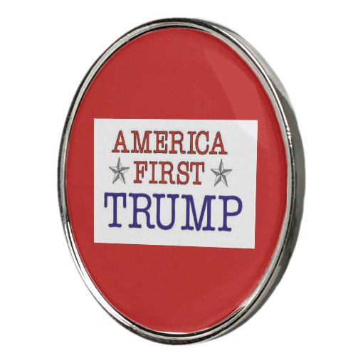 Trump America First Golf Ball Marker | Zazzle