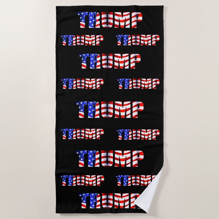 TRUMP BEACH TOWEL | Zazzle.com