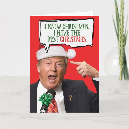 Trump Best Christmas Christmas Humor Greeting Card | Zazzle.com