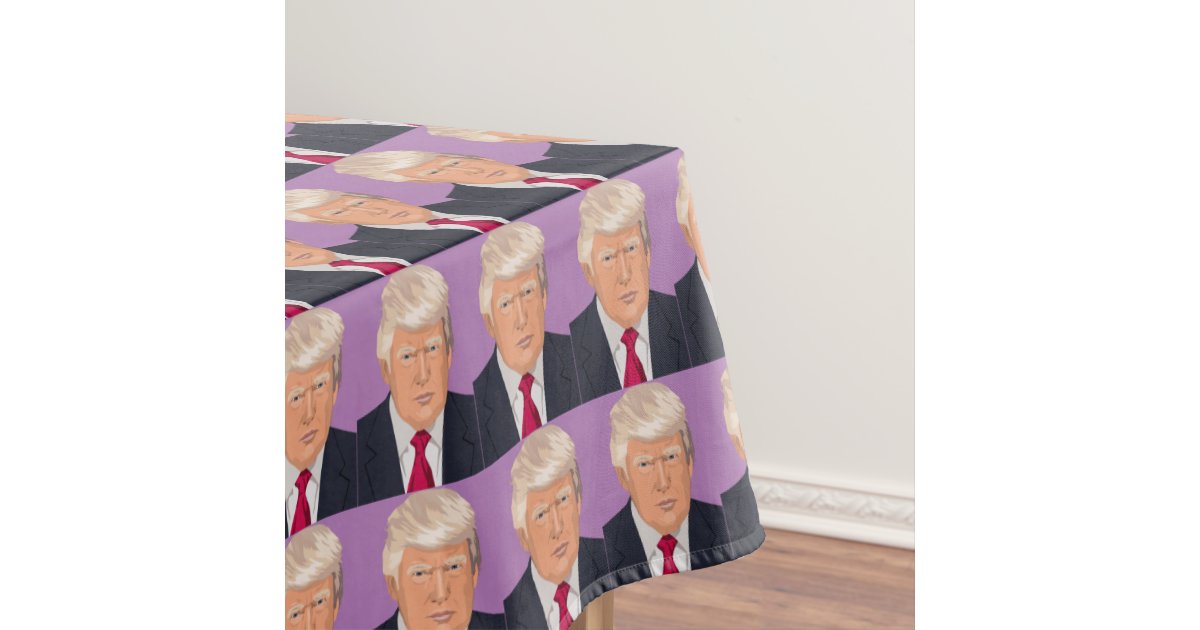 TRUMP BIRTHDAY PAPTY Tablecloth | Zazzle