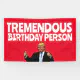 TRUMP BIRTHDAY PARTY BANNER | Zazzle