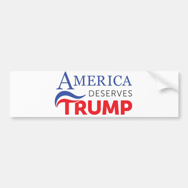 Trump Bumper Sticker | Zazzle
