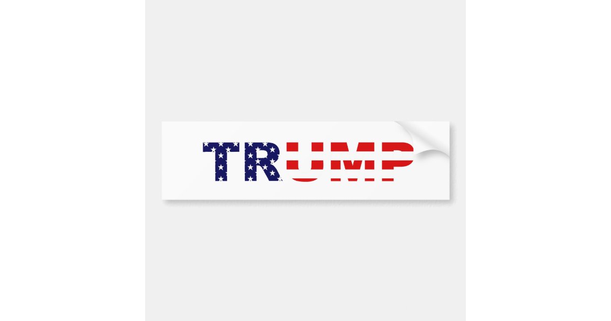 trump bumper sticker | Zazzle