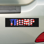 TRUMP BUMPER STICKER | Zazzle