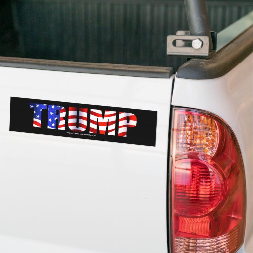 TRUMP BUMPER STICKER | Zazzle