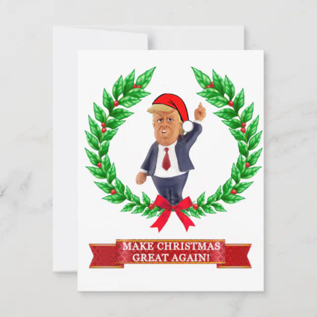Trump Christmas Card | Zazzle
