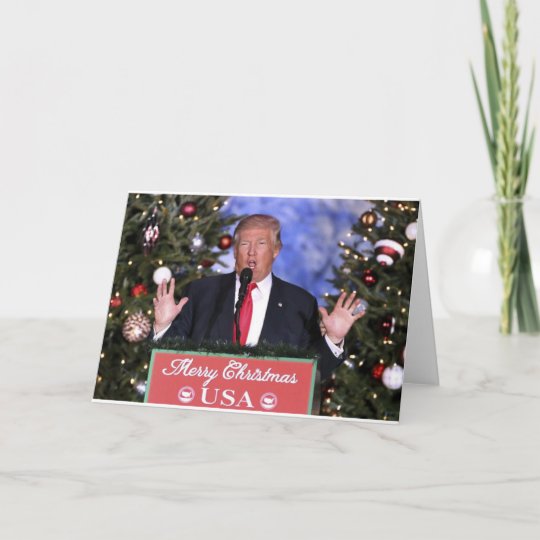 Trump Christmas Holiday Card | Zazzle.com