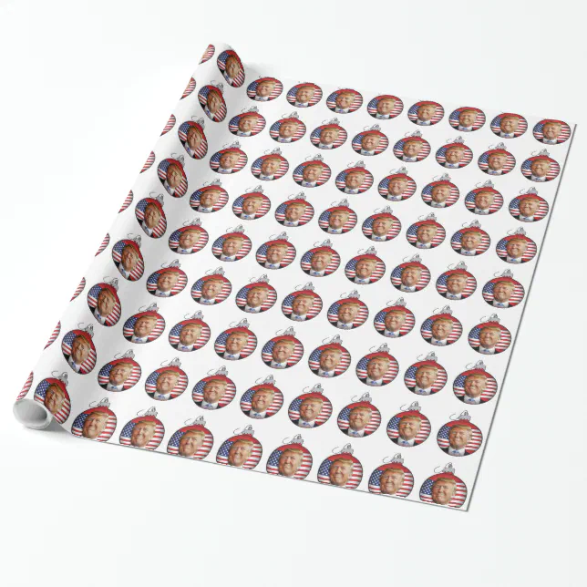 Trump Christmas Wrapping Paper | Zazzle