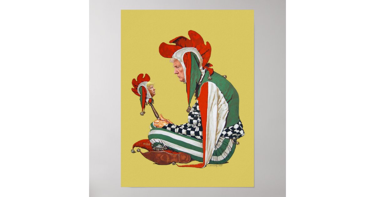 Trump Court Jester Archival Print | Zazzle