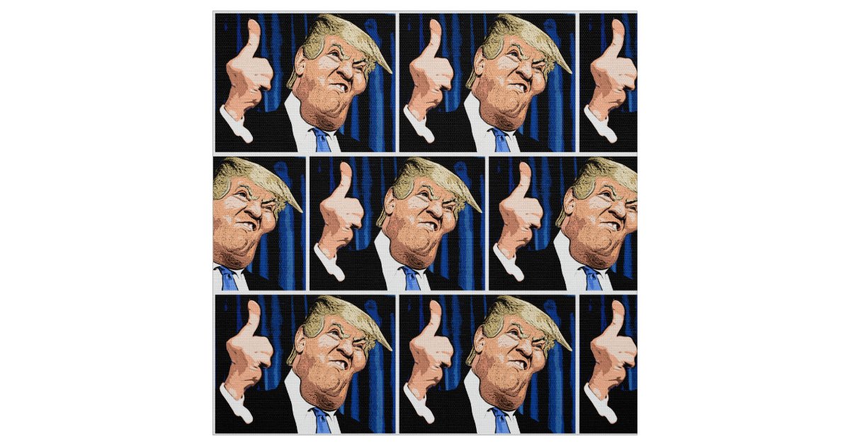 Trump Fabric | Zazzle