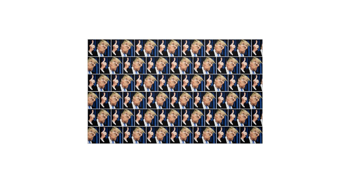 Trump Fabric | Zazzle