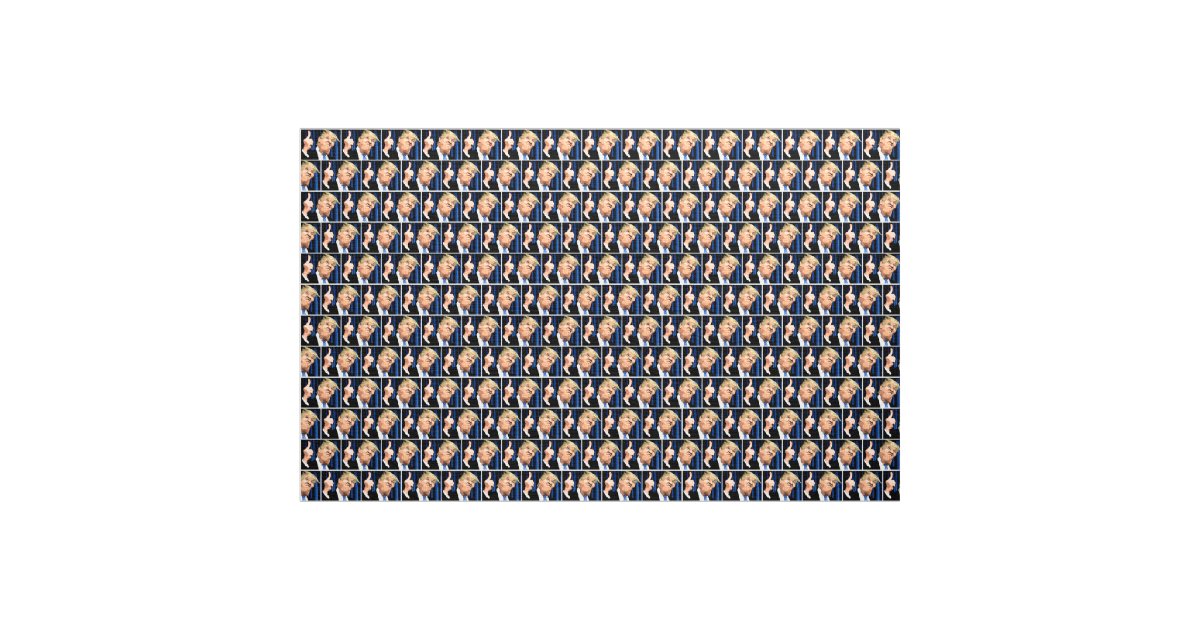 Trump Fabric | Zazzle
